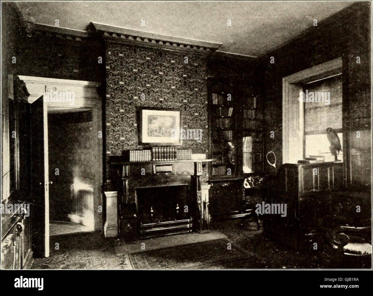This 1922 image presents the study of domestic architecture in the ...