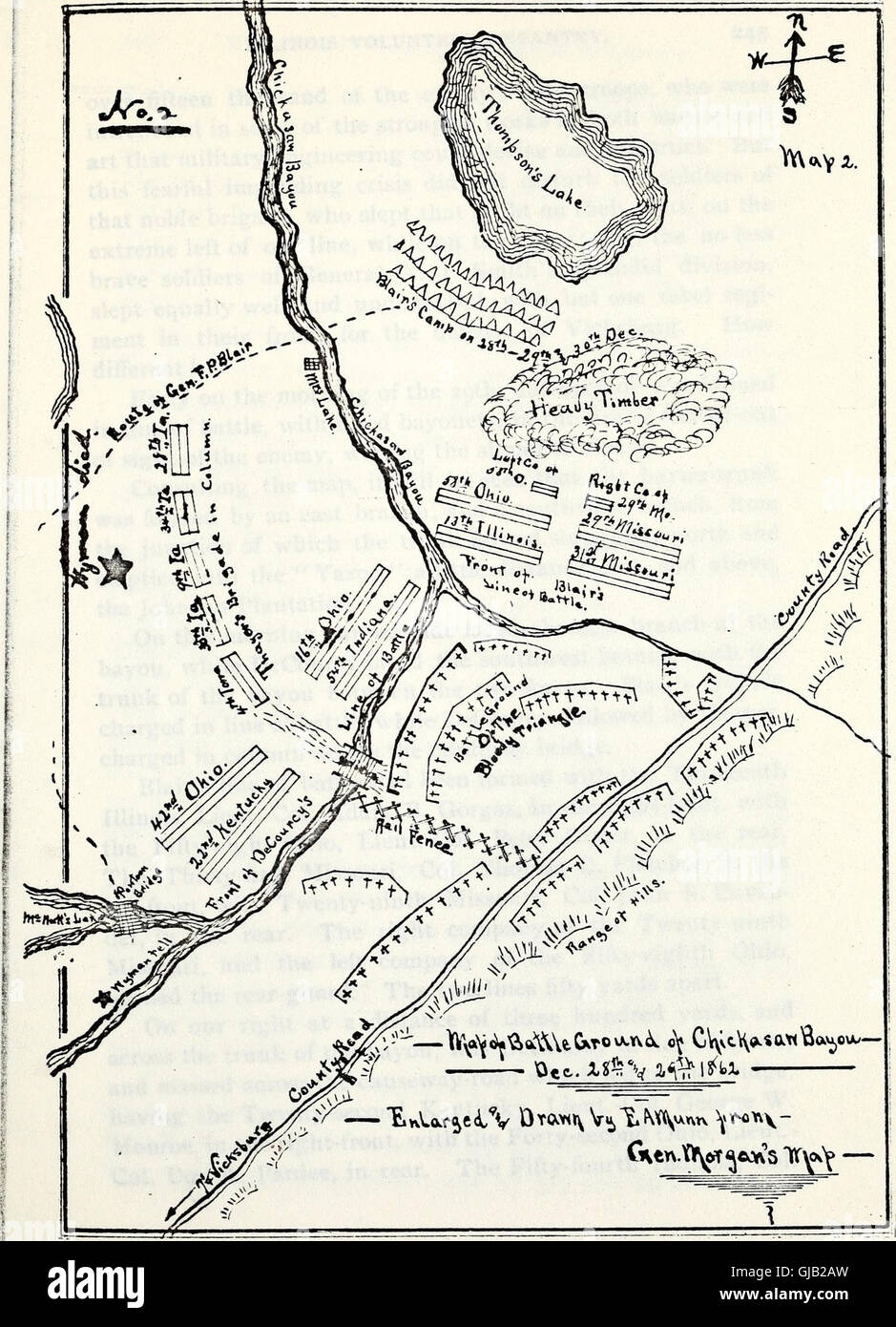 Map of the united states in 1861 hi-res stock photography and images ...