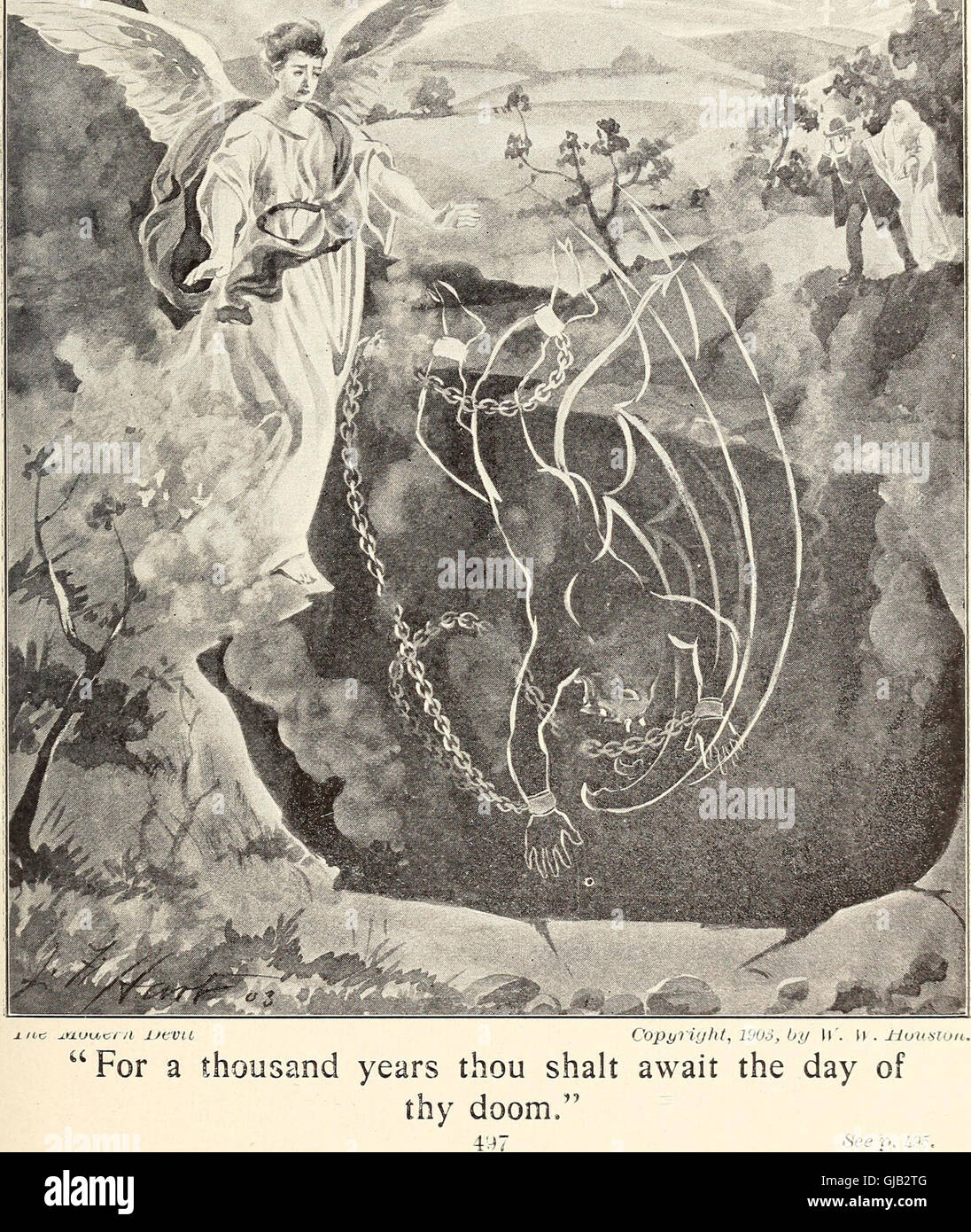 This 1903 work examines the concept of the 'modern devil,' exploring ...