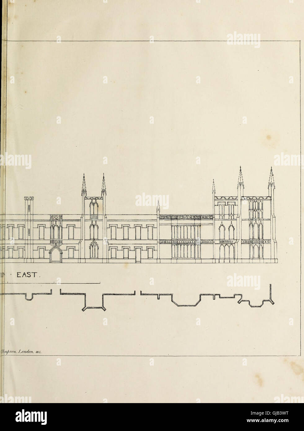 A design proposal for the new Houses of Parliament, including detailed ...