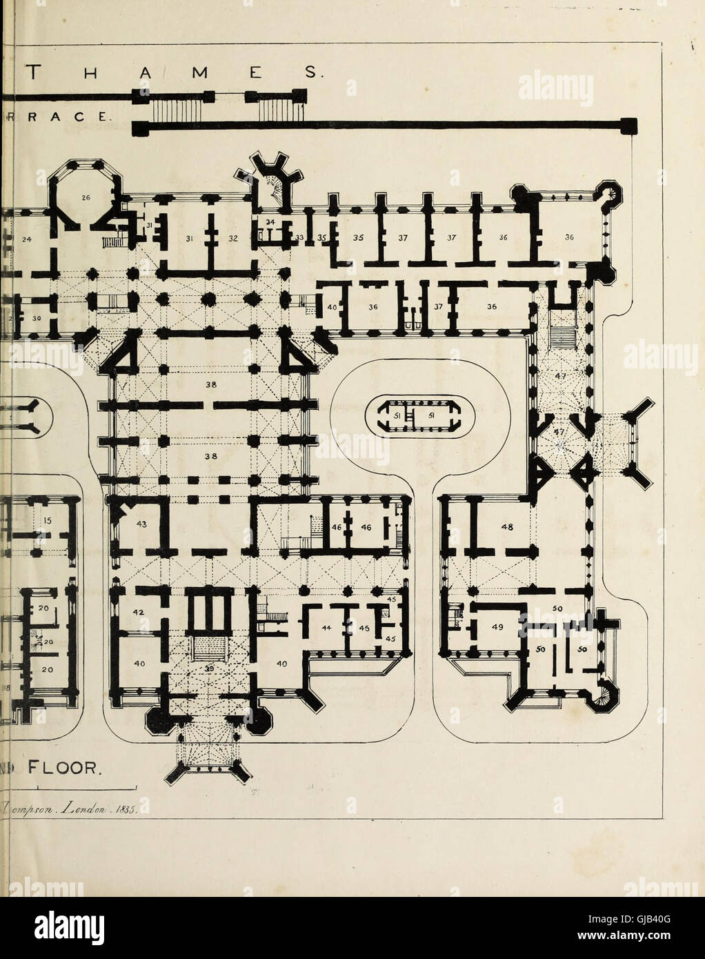 This architectural proposal includes detailed designs for the new ...