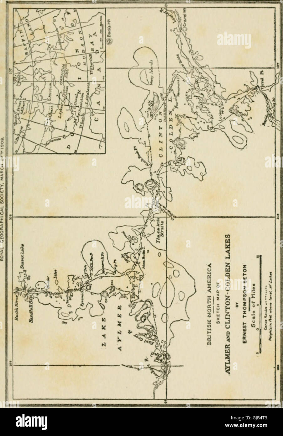 Map of aylmer hi-res stock photography and images - Alamy
