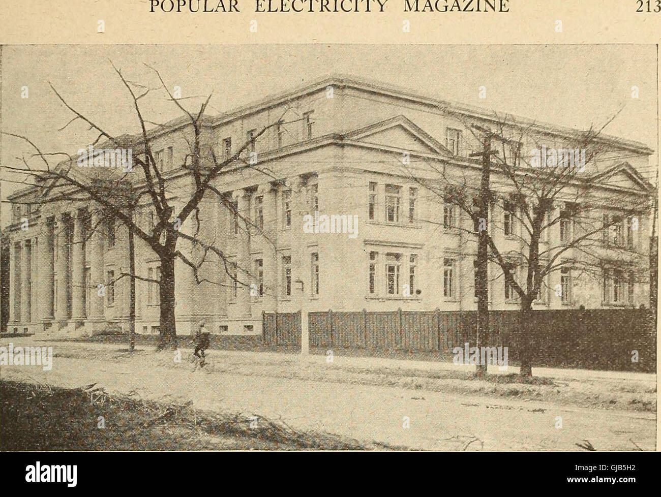The 1913 'Popular Electricity Magazine' presents electricity concepts ...