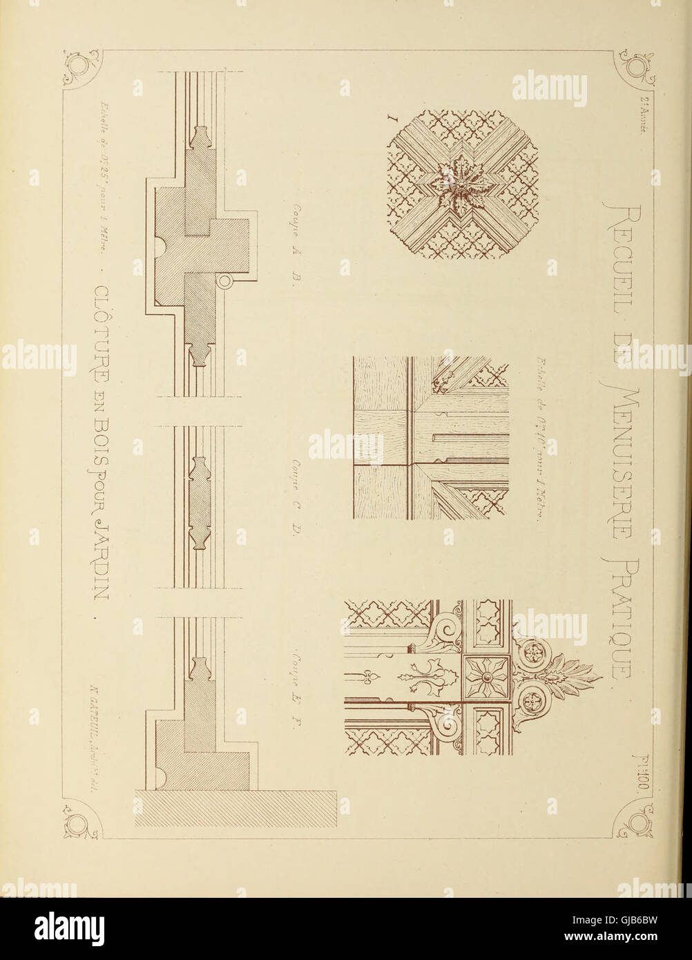 This 1858 French manual offers practical guidance on carpentry ...