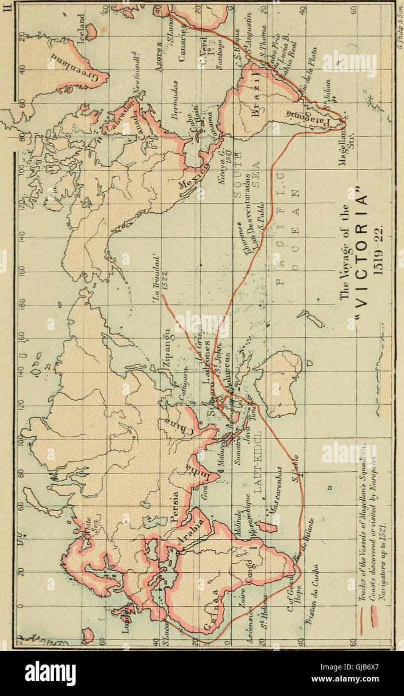 Ferdinand Magellan Map