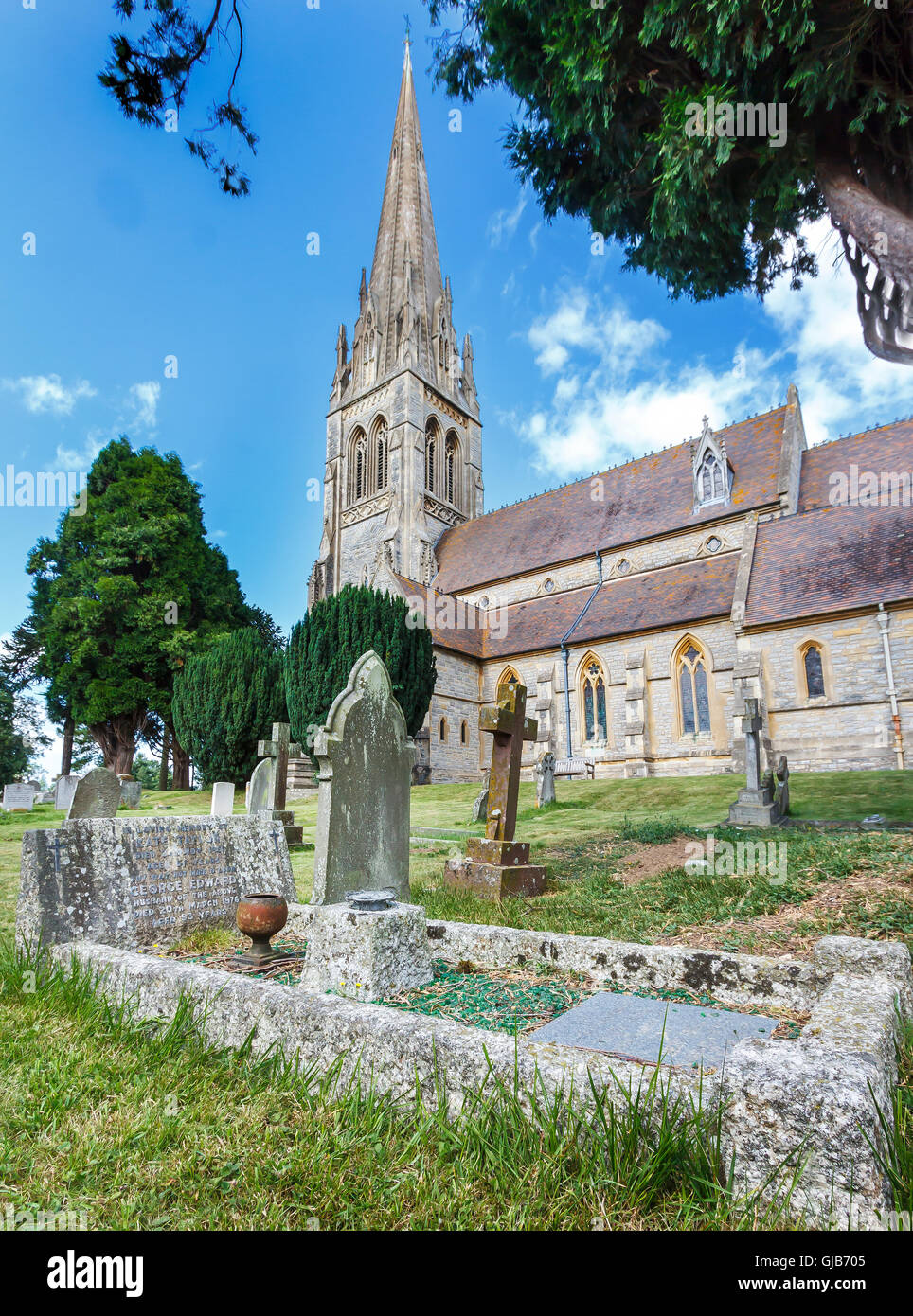 The church of the Holy Innocents, Highnam , Gloucester, UK Stock Photo ...