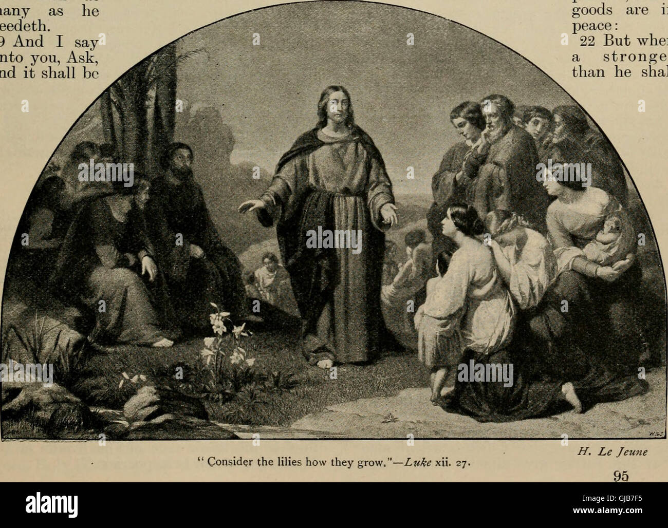 An illustrated edition of the Bible, including both the Old and New ...