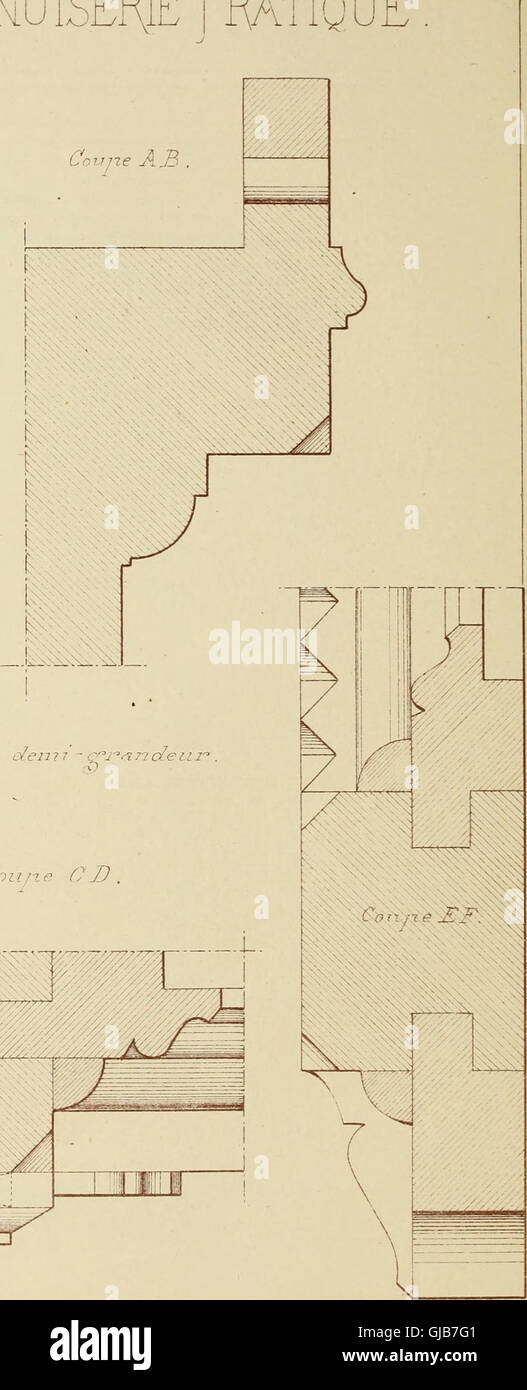 This 1858 work, 'Recueil de menuiserie pratique', serves as a practical ...