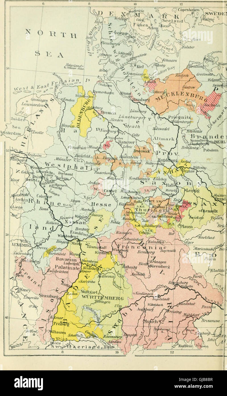 Europe europe 1910 antique map hi-res stock photography and images - Alamy