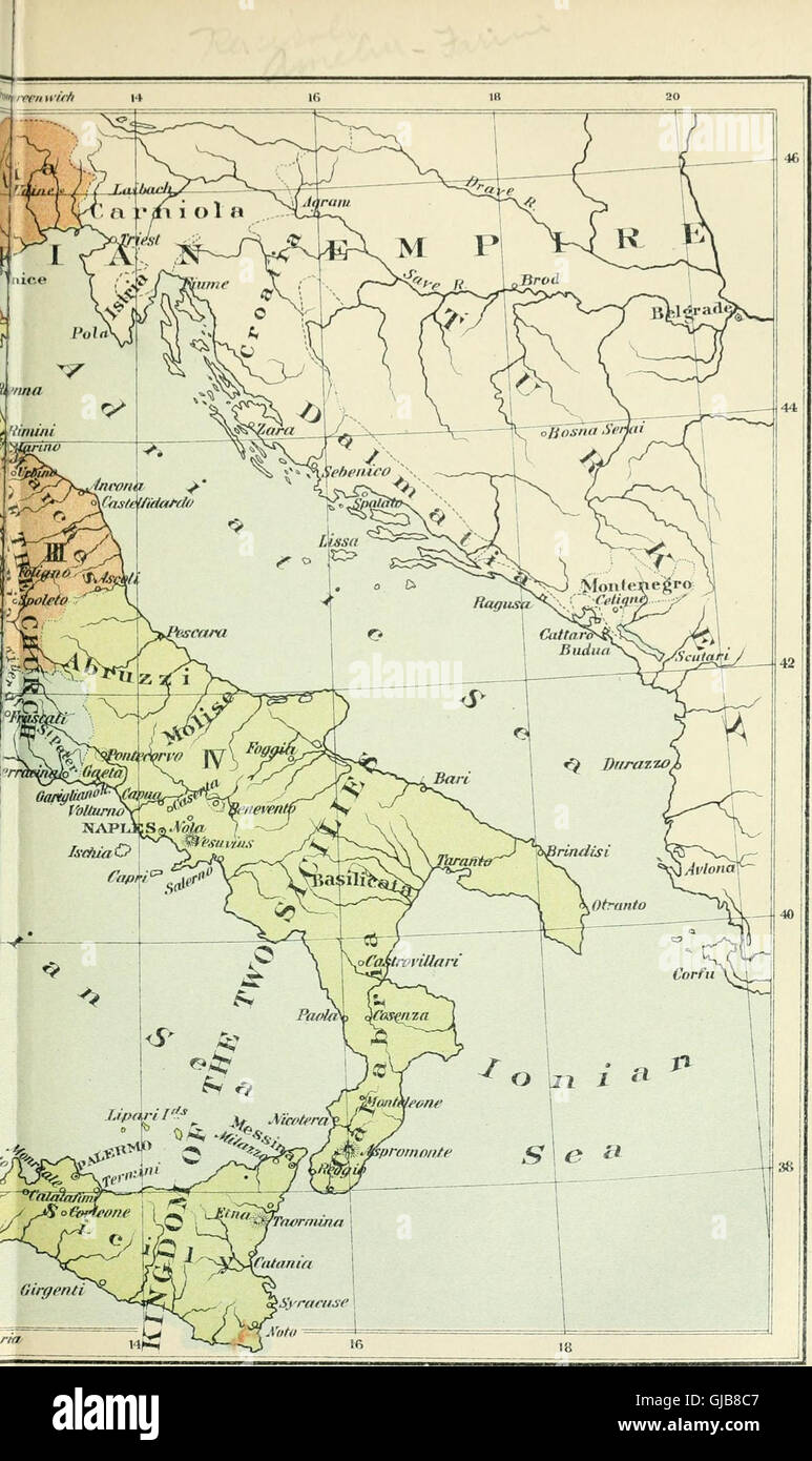 Europe europe 1910 antique map hi-res stock photography and images - Alamy