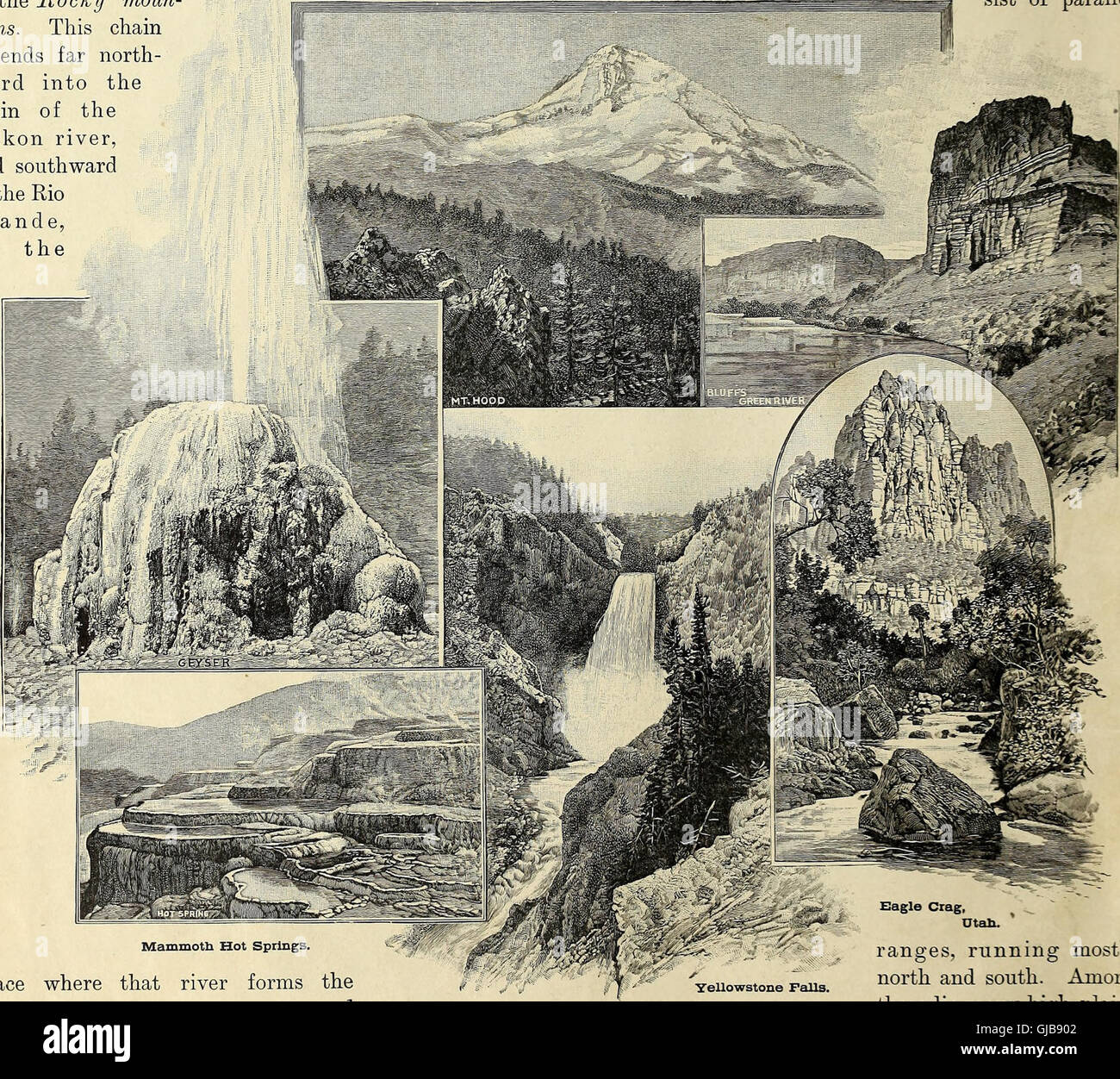 A 1899 textbook on advanced geography, covering physical, political ...