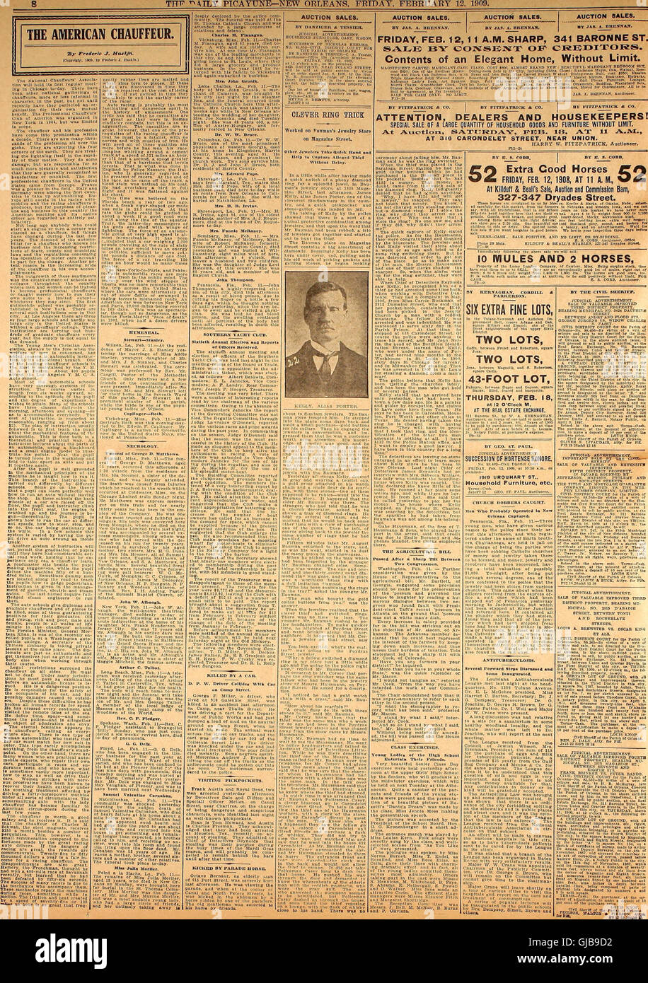 The daily picayune (1909 Stock Photo - Alamy