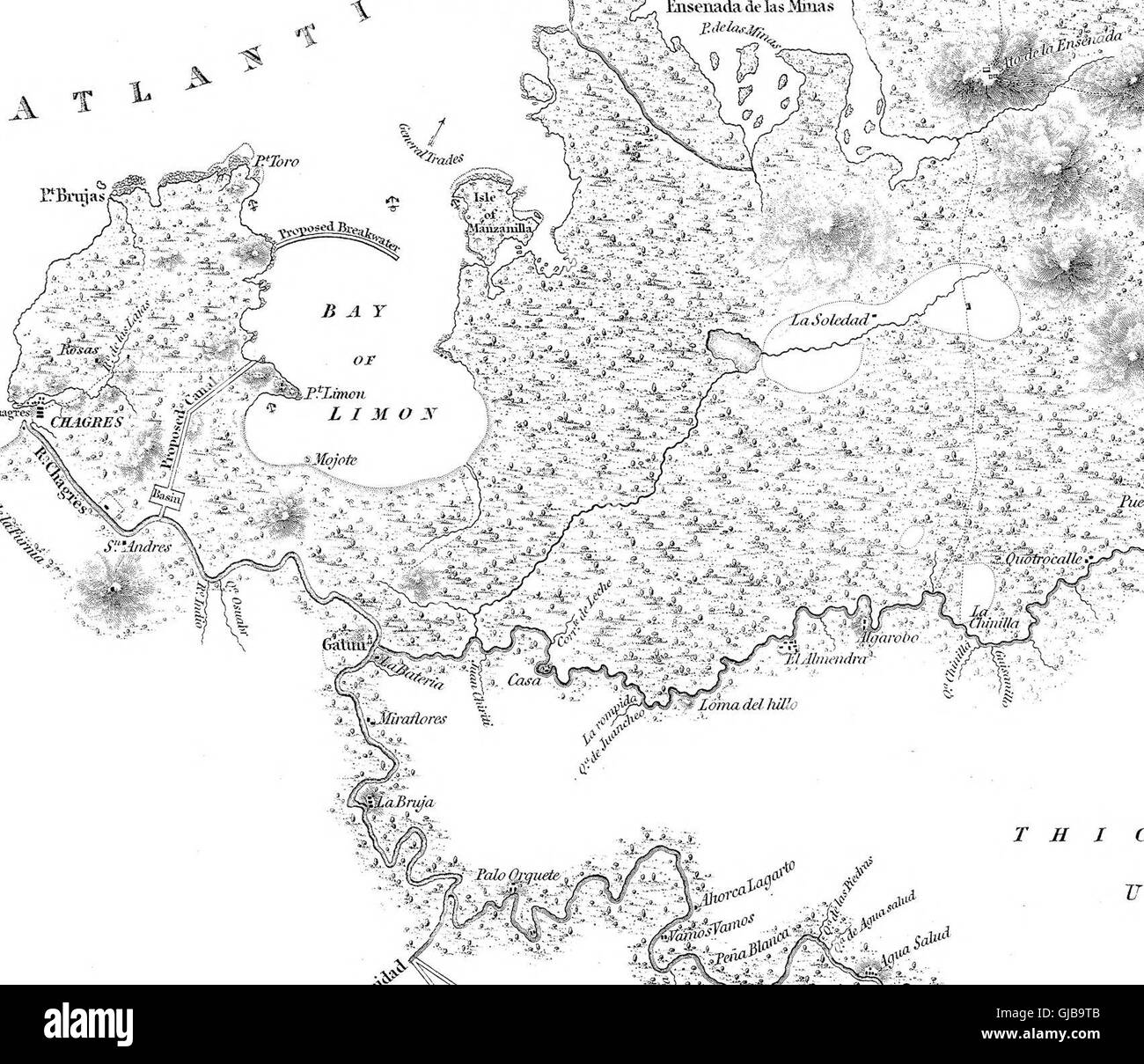 Chagres panama Black and White Stock Photos & Images - Alamy