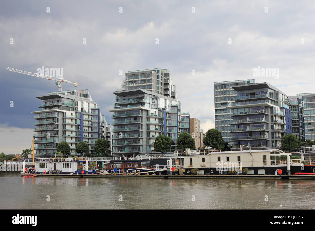 Riverside Quarter in Wandsworth London England UK Stock Photo - Alamy
