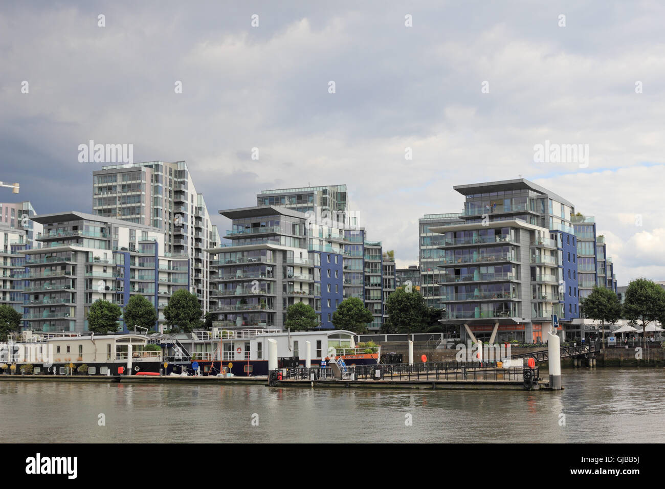 Riverside Quarter in Wandsworth London England UK Stock Photo - Alamy
