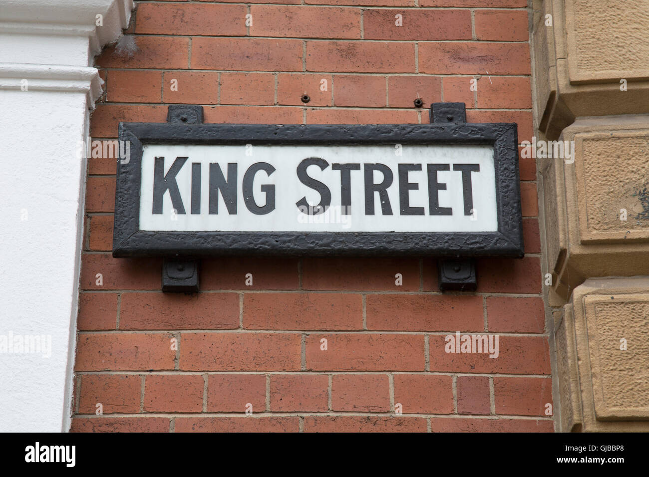 King Street Sign, Leeds; Yorkshire; England; UK Stock Photo - Alamy