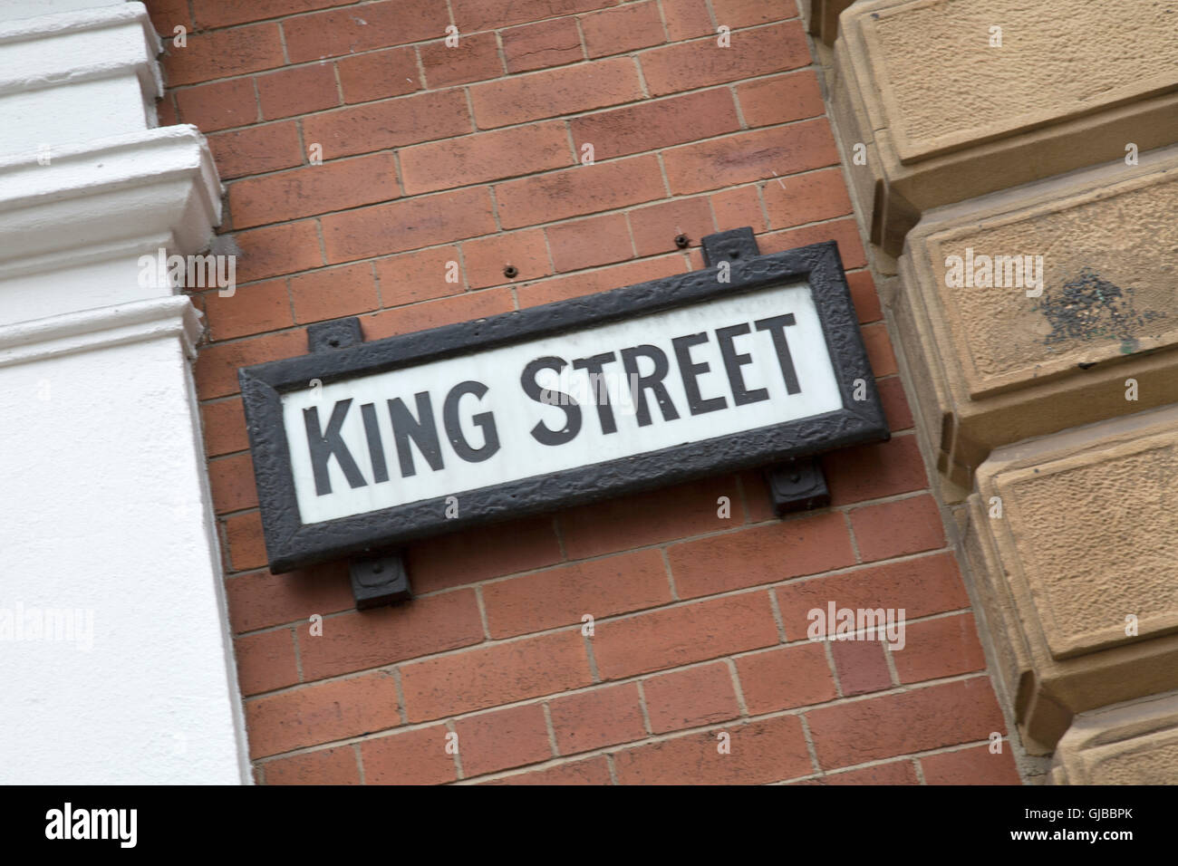 King Street Sign, Leeds; Yorkshire; England; UK Stock Photo - Alamy