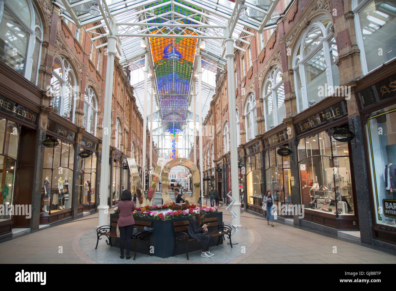 Cross Arcade, Victoria Quarter, Leeds, Yorkshire, England, UK Stock ...