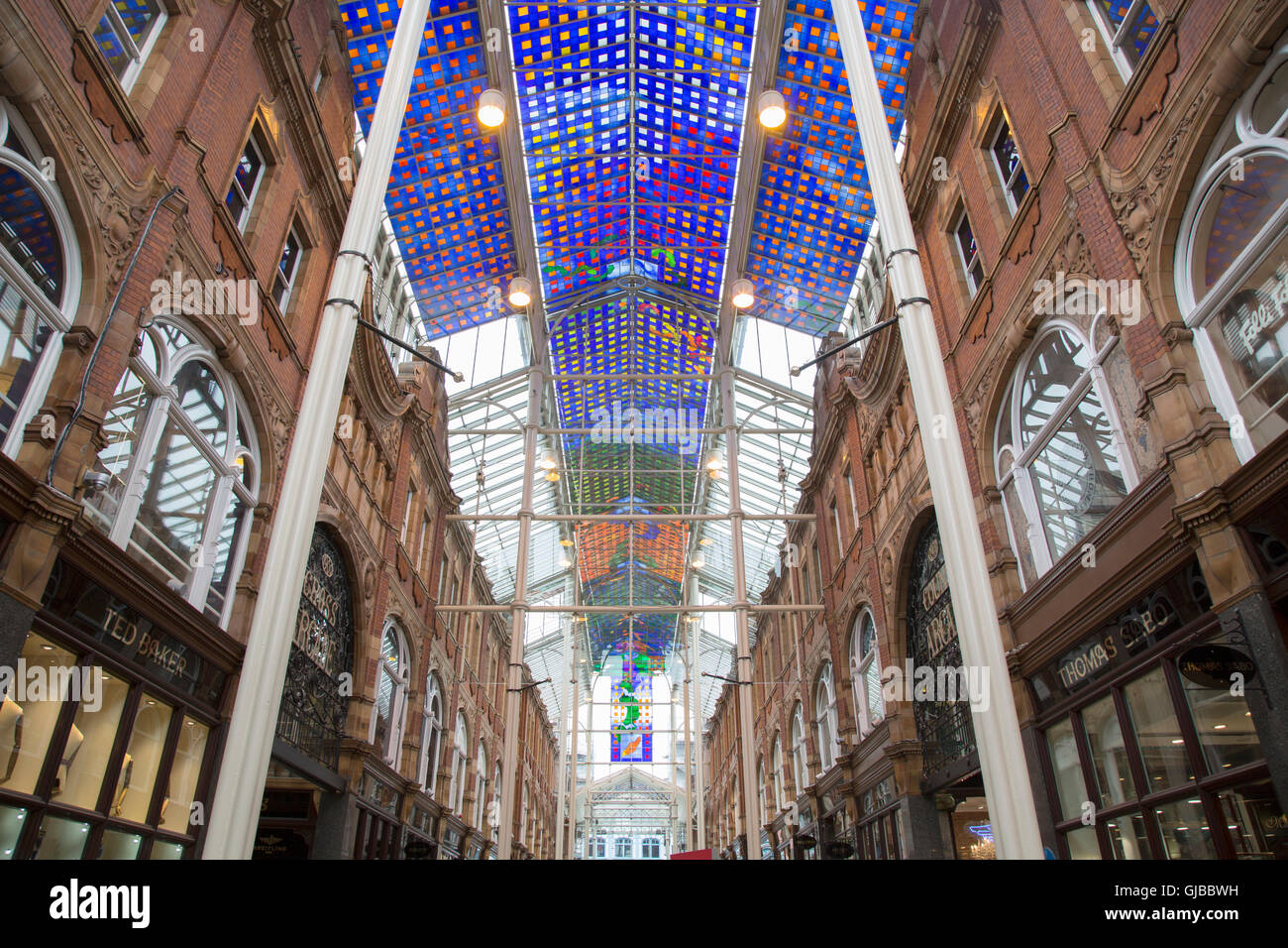 Cross Arcade, Victoria Quarter, Leeds, Yorkshire, England, UK Stock ...