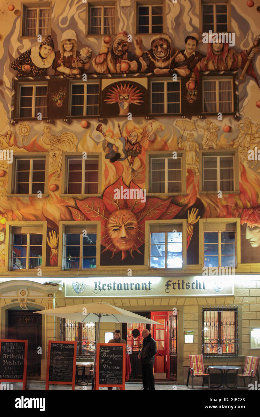 Traditional swiss restaurant hi-res stock photography and images - Alamy