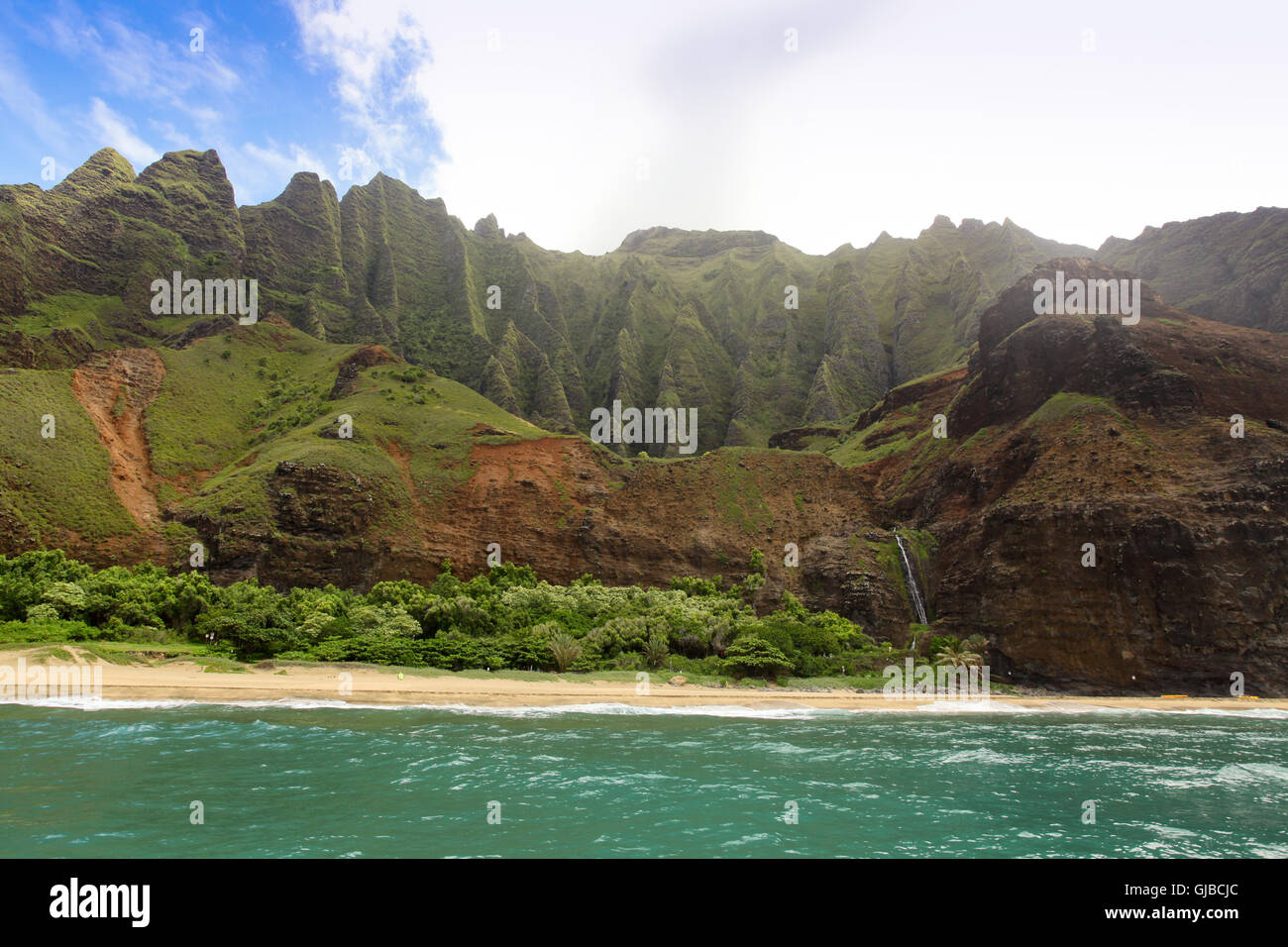 The rugged NaPali Coastline of Kauai, Hawaii Stock Photo - Alamy