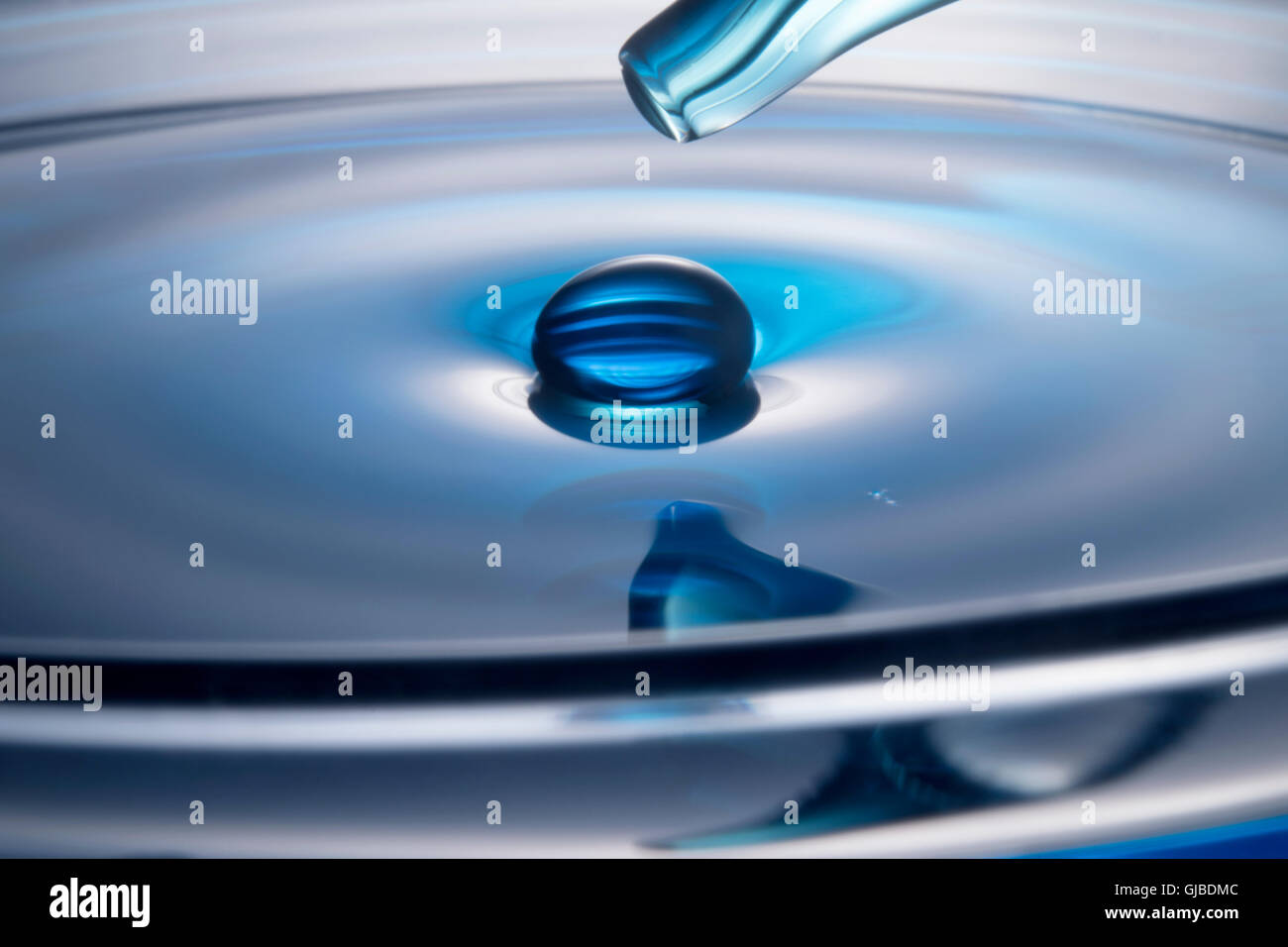 closeup of pipette dropper and blue water Stock Photo - Alamy