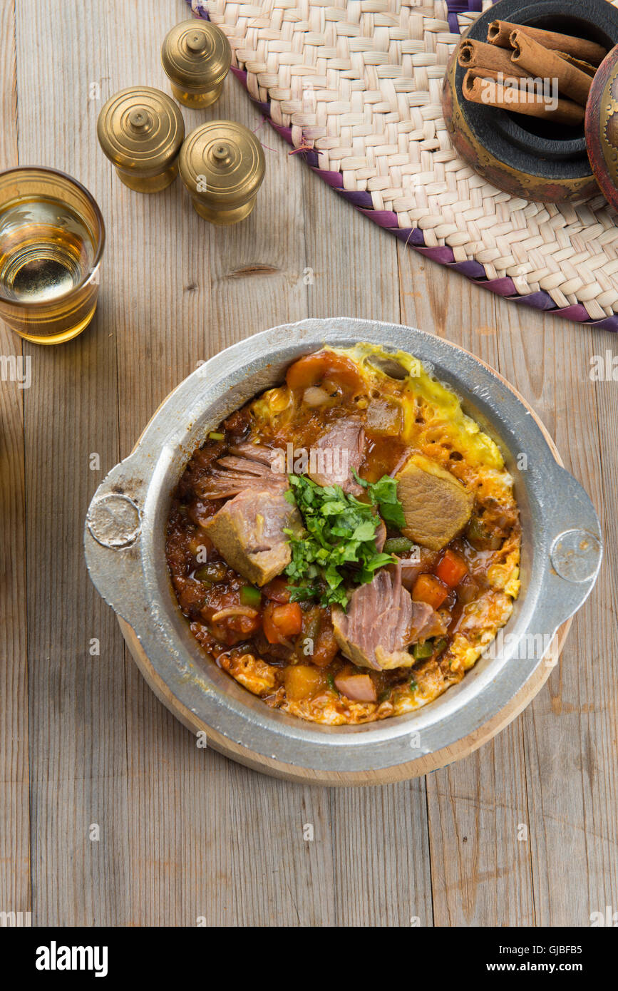 Lamb Saltah, popular arab food Stock Photo - Alamy