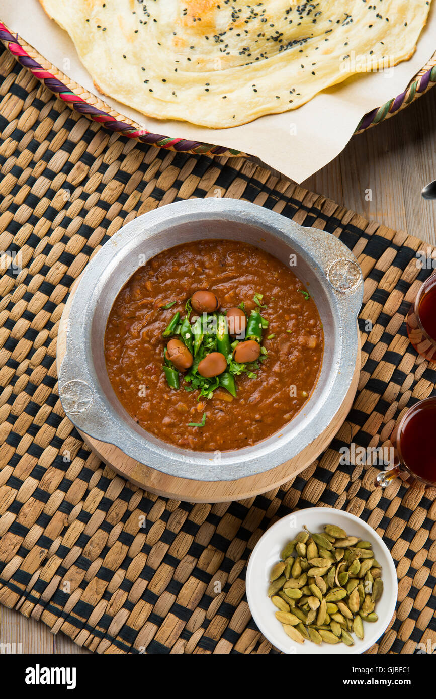 Bean Saltah, popular arab yemeni stew Stock Photo - Alamy