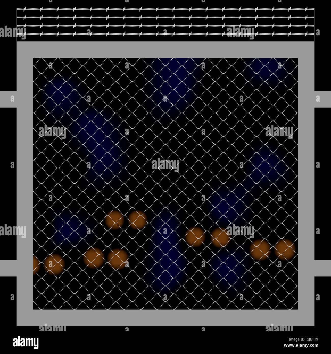 Simple wire fence background pattern Stock Photo - Alamy