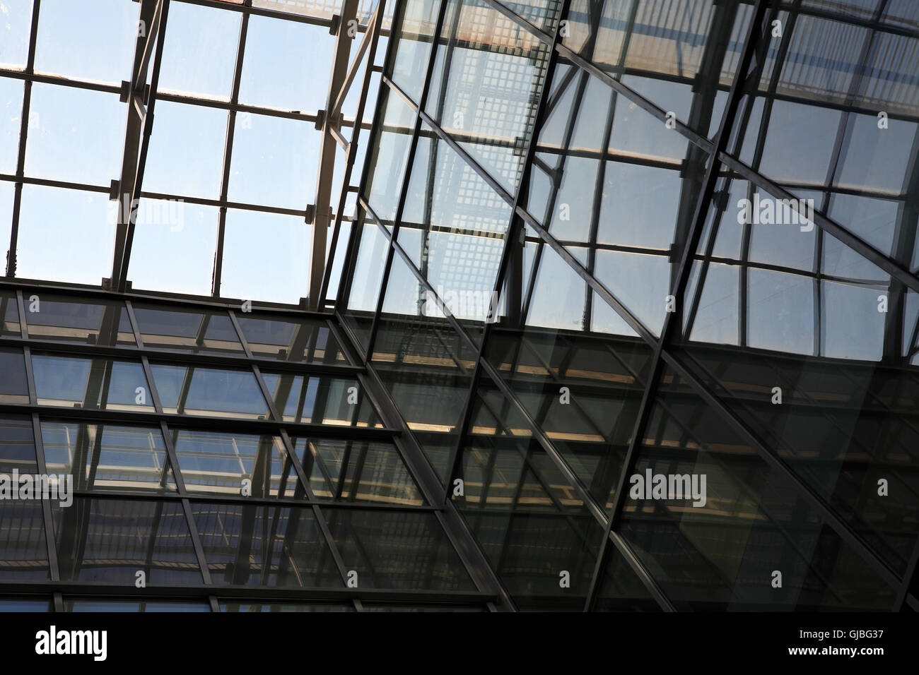 glass roof of building Stock Photo - Alamy