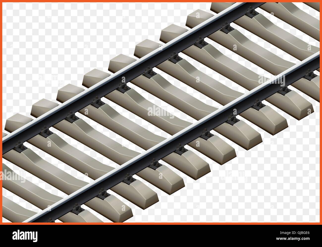 railway track isometric vector 3d Stock Vector Image & Art - Alamy