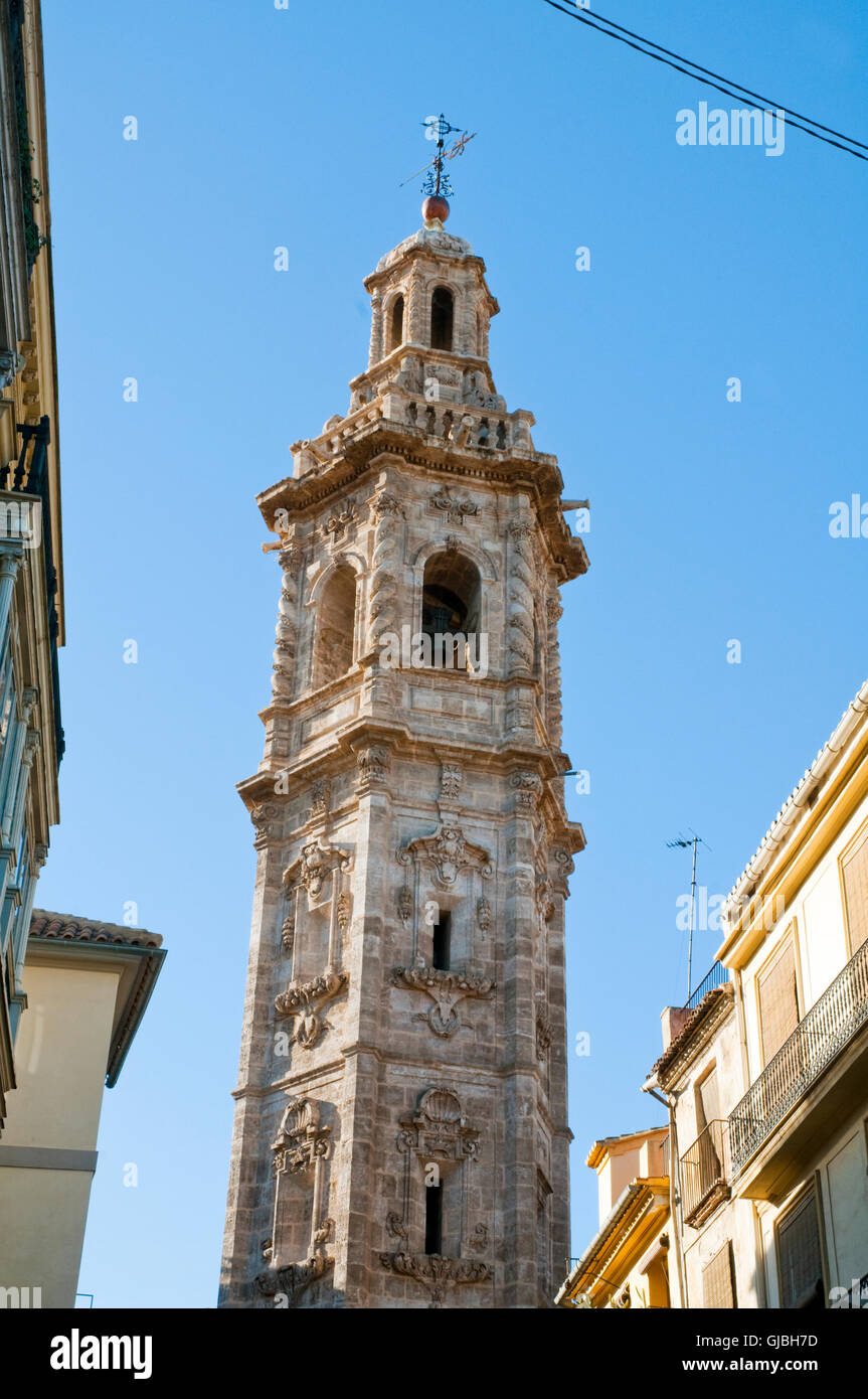 Santa Catalina tower. Valencia, Spain Stock Photo - Alamy