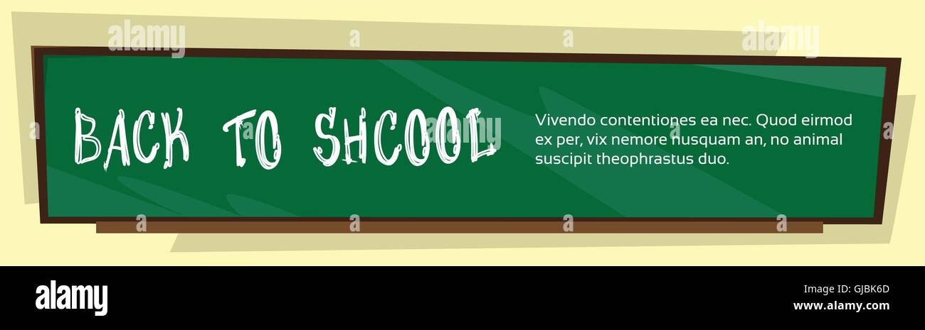 Class Board Back To School Education Banner Stock Vector Image & Art ...