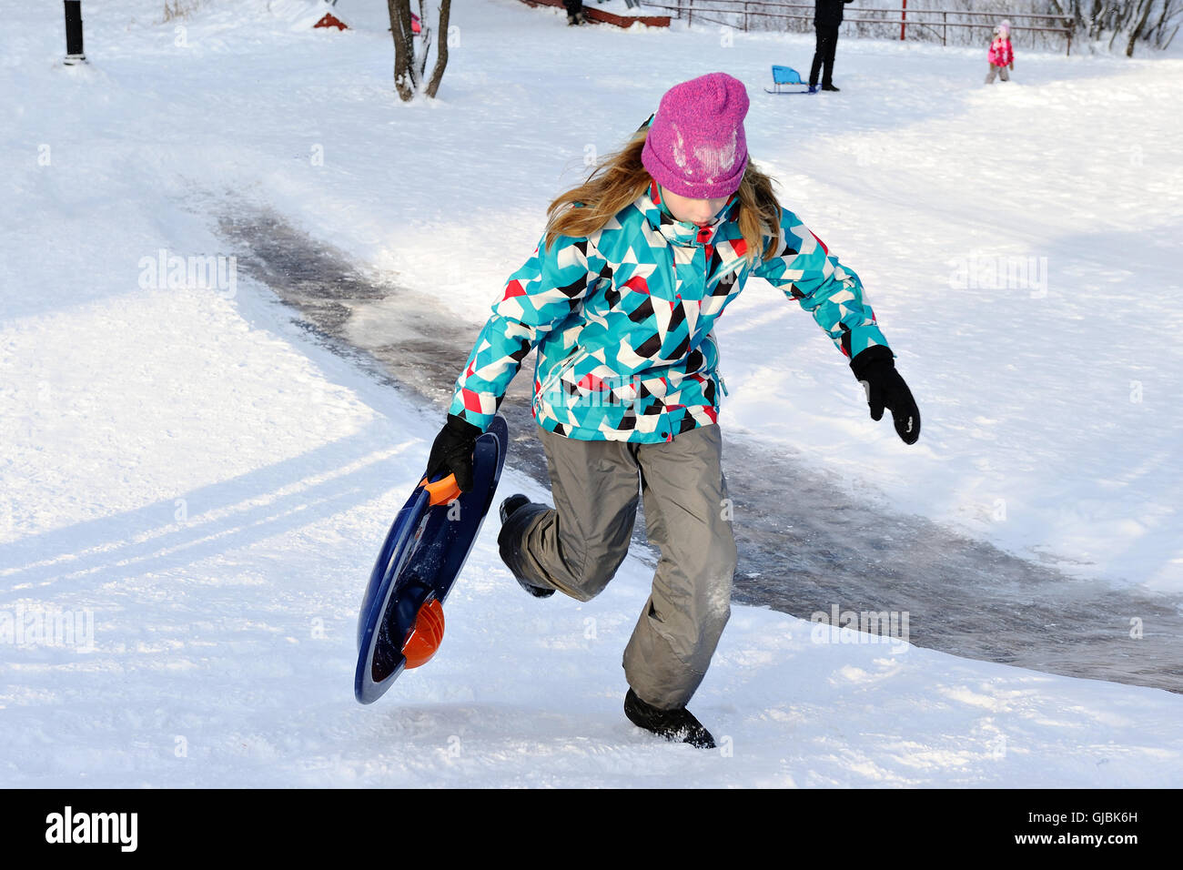 Riding sleds hi-res stock photography and images - Alamy Riding sleds hi-res stock photography and images - Alamy