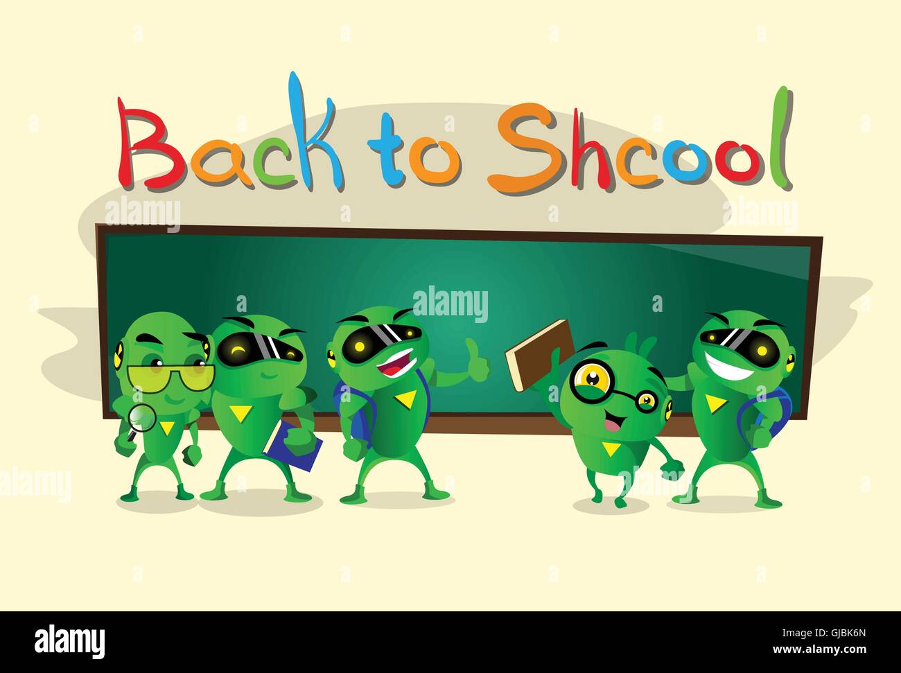 Robot classroom education Stock Vector Images - Alamy
