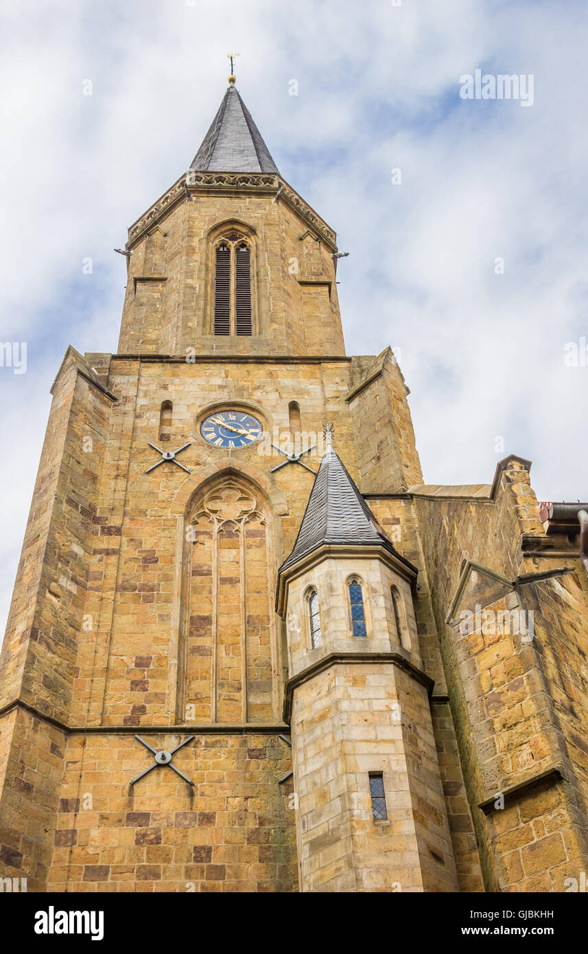 Tower of the St. Clemens church in Telgte, Germany Stock Photo - Alamy
