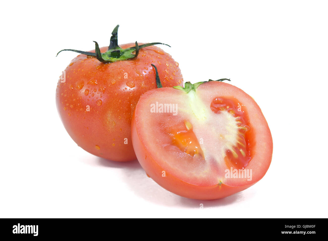 Tomato fruit (Other names are Solanum lycopersicum, Solanaceae, tomatl ...
