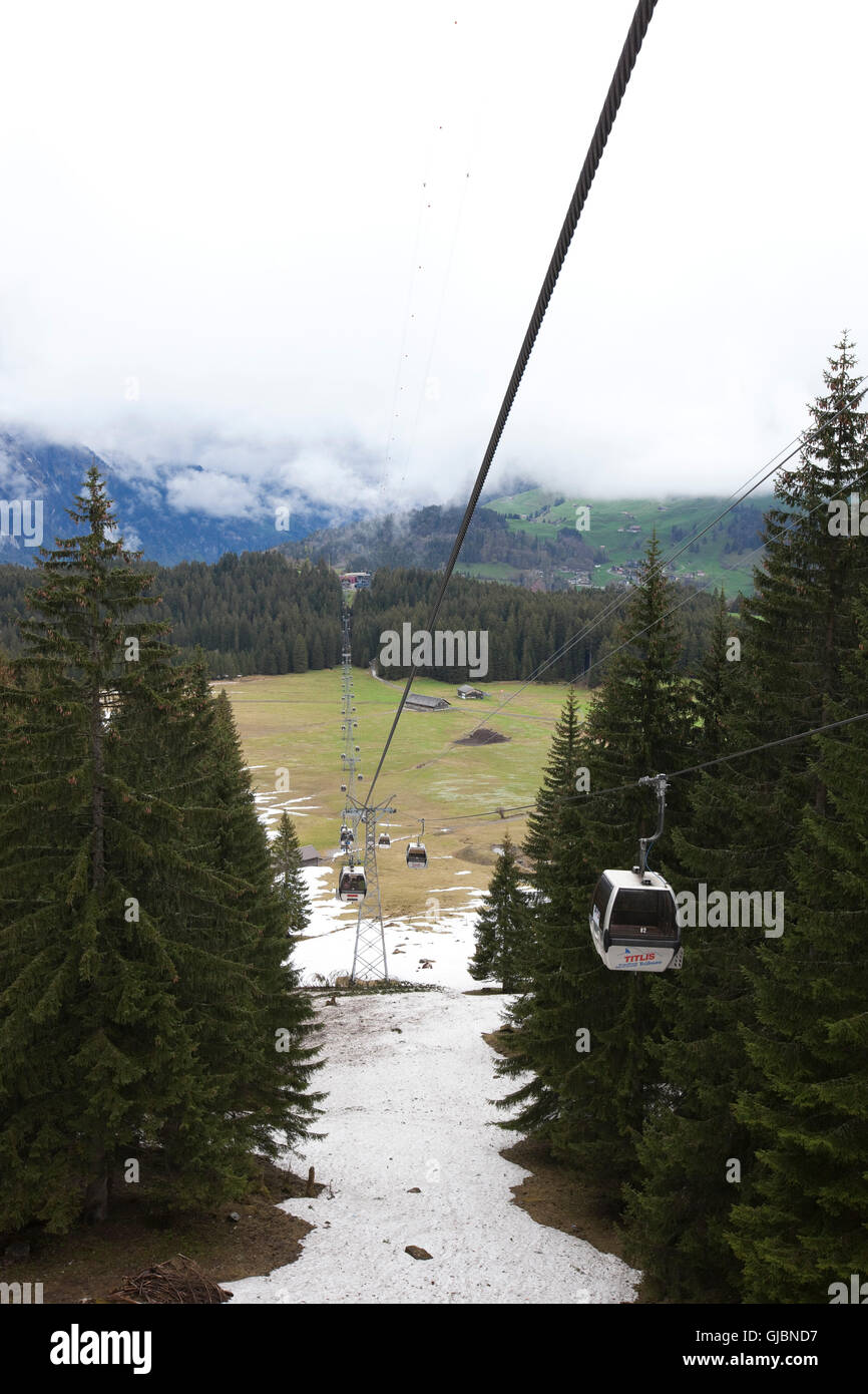 Switzerland Titlis snow mountain Stock Photo - Alamy