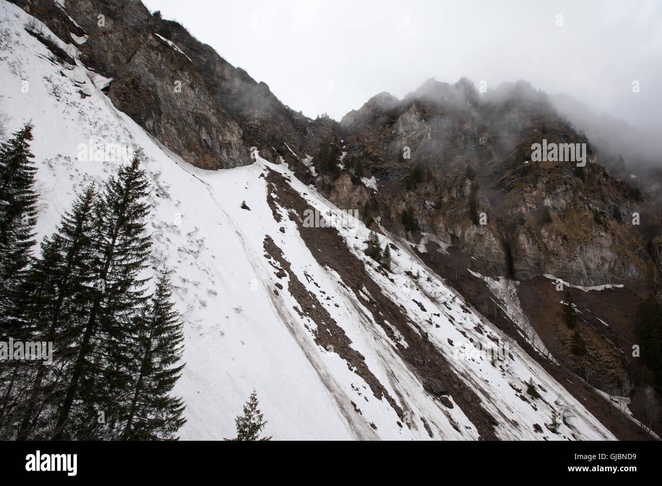 Switzerland Titlis snow mountain Stock Photo - Alamy