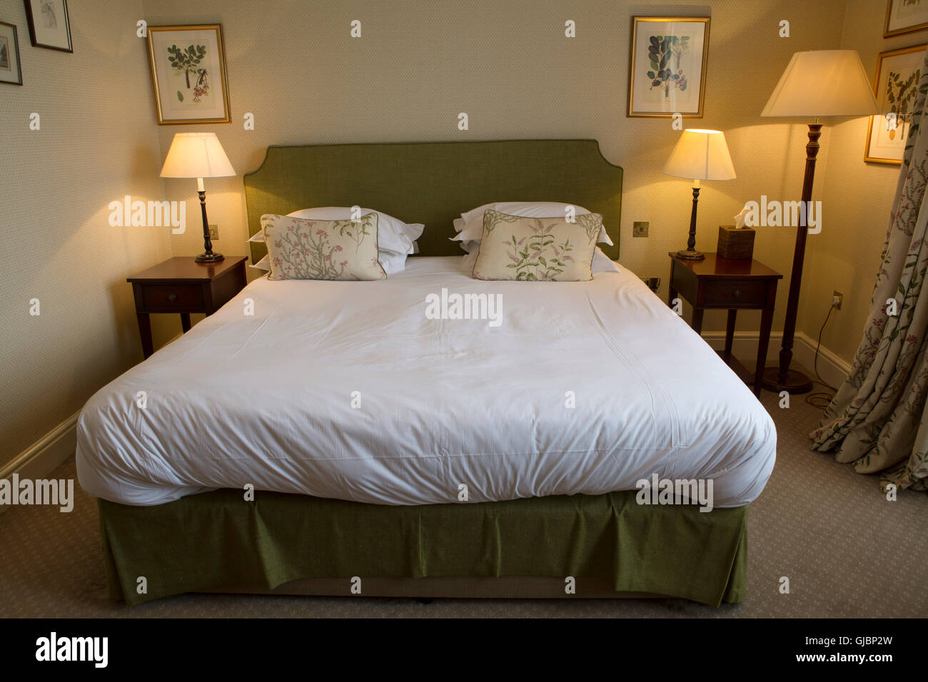 A bedroom at the Talbot Hotel in Malton, North Yorkshire, United ...