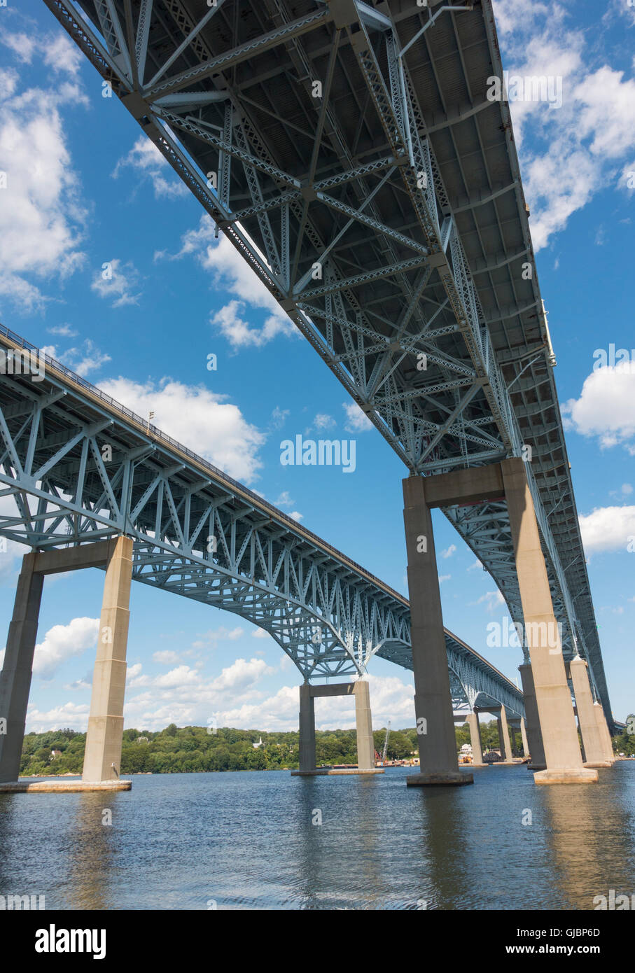 New London Ct bridge Stock Photo - Alamy