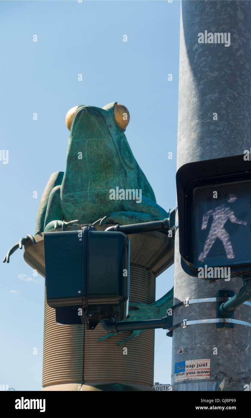 frog bridge Willimantic CT Stock Photo - Alamy