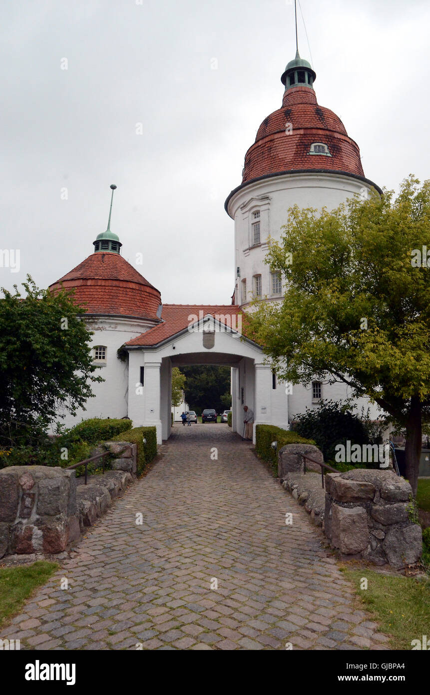The mid-age Castle of Nordborg, and closeups thereof. Today it serves ...