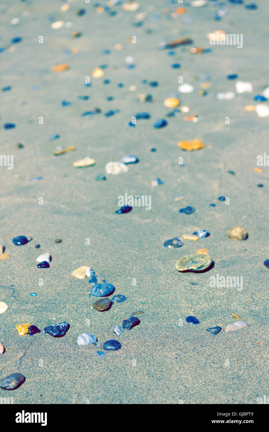 Pebbles on the beach Stock Photo - Alamy