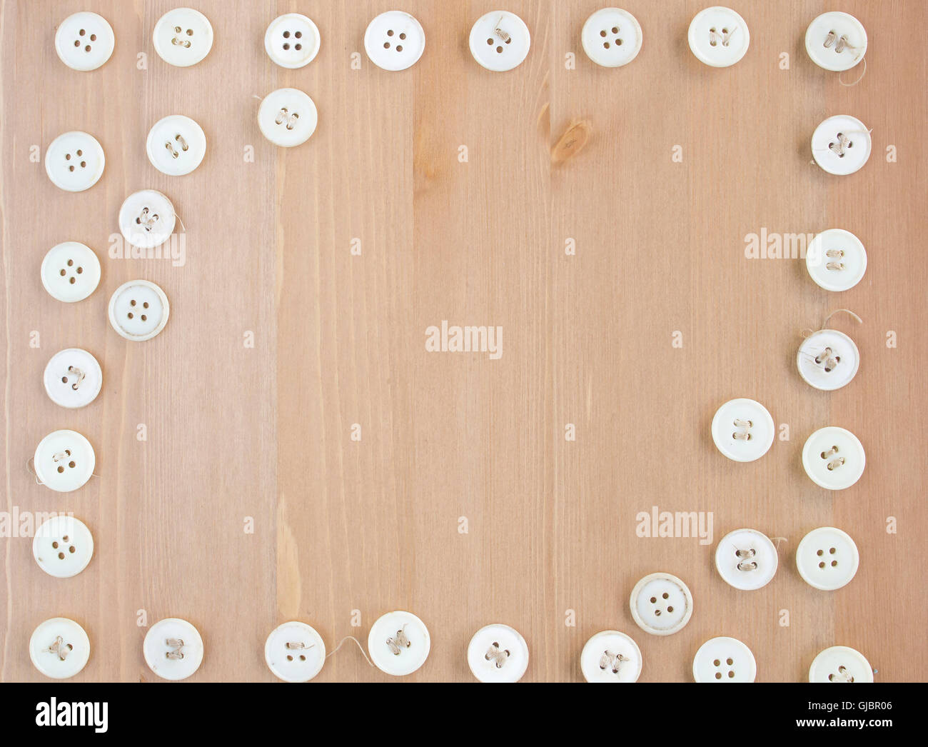 Old vintage buttons frame border hi-res stock photography and images ...