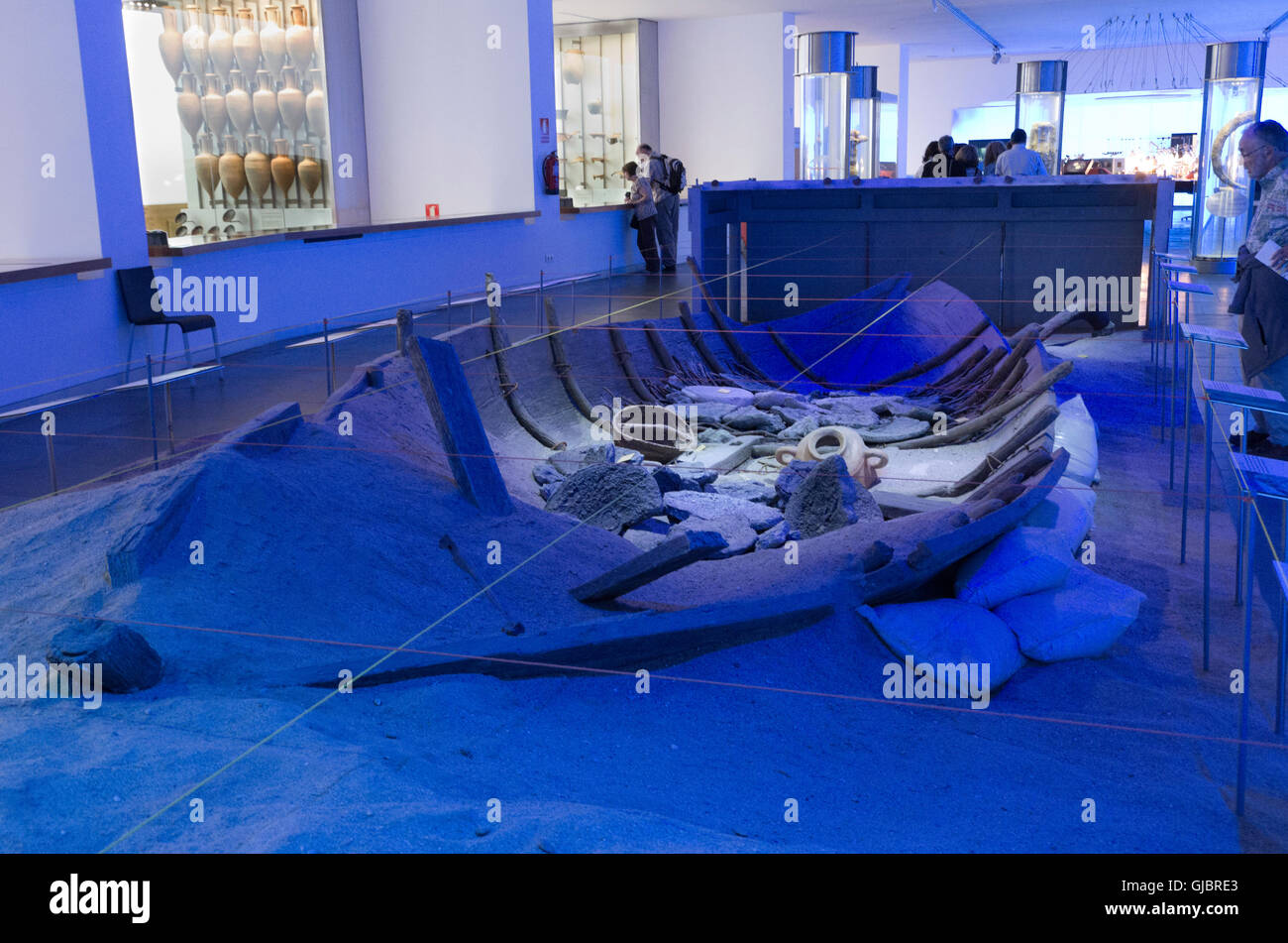 Cartagena, Canary Islands, SpainUnderwater Archeology museum, remains ...