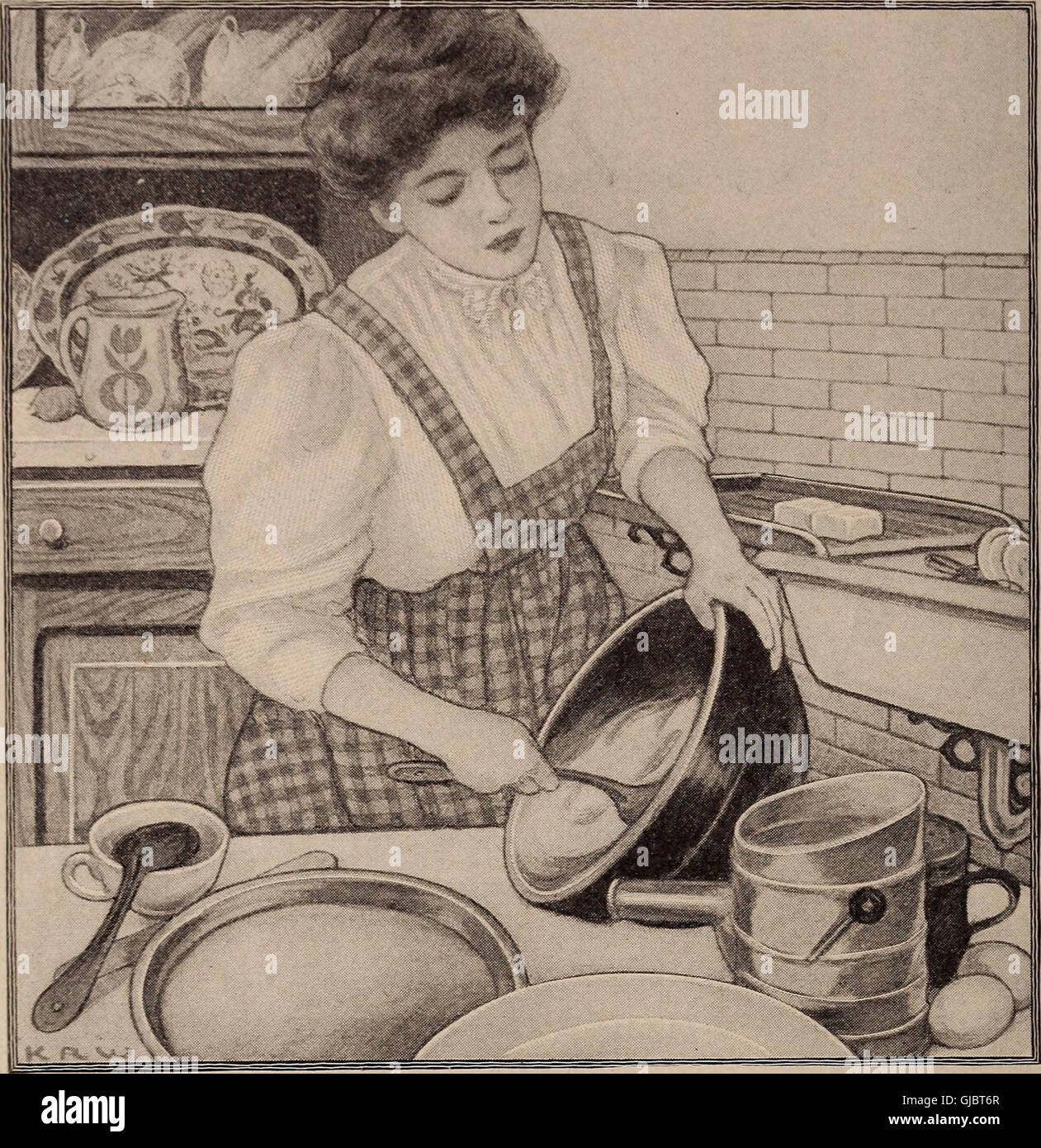 This 1908 issue of *The Boston Cooking School Magazine* focuses on ...