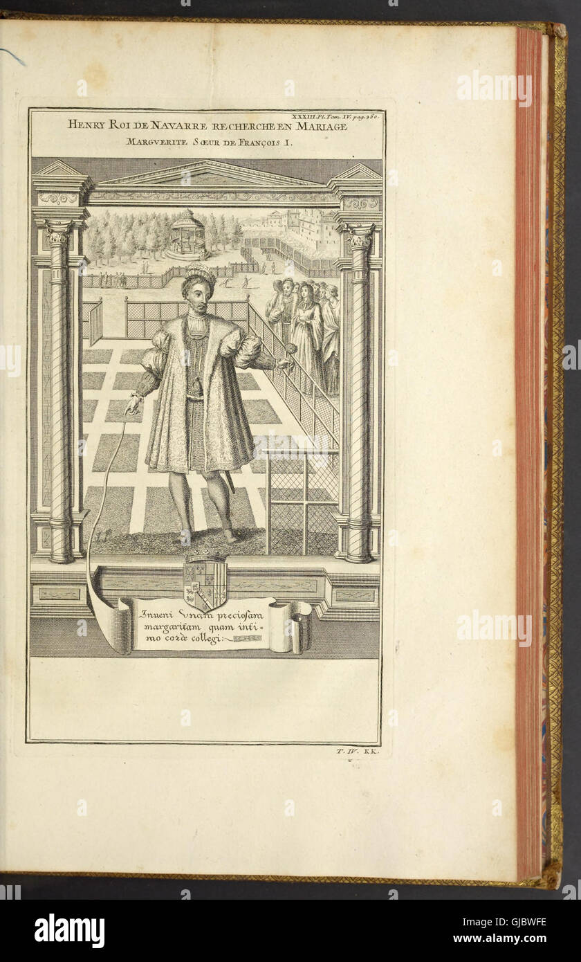 This 1729 French work illustrates the monuments of the French monarchy ...