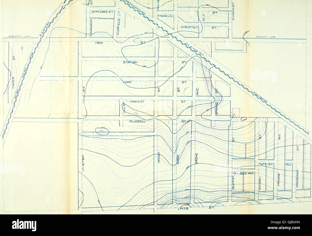 Sewer system map hi-res stock photography and images - Alamy