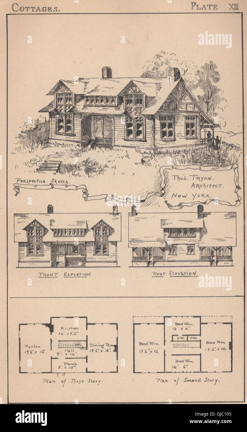 'Cottages' (1884) explores the architectural design and construction of ...